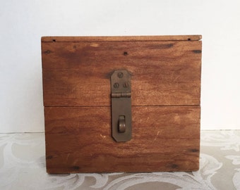 Rustic wooden box | Etsy