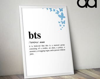 Bts poster | Etsy