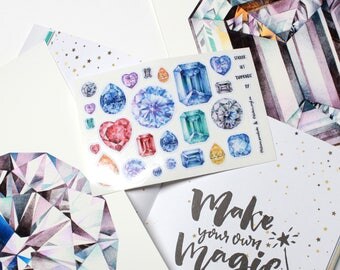 Gem stickers | Etsy