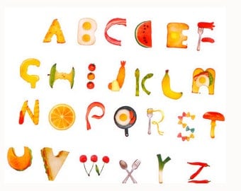 Cute food stickers | Etsy