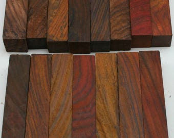 22 Different Exotic Wood Pen Blanks 3/4 x 5