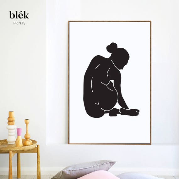Female Back PRINTABLE Fine Art Female Nudity Wall Art