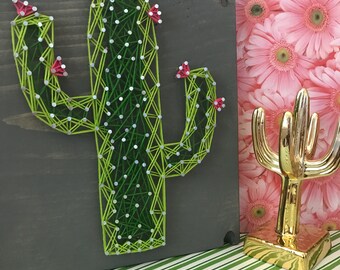 Cactus string art | Etsy