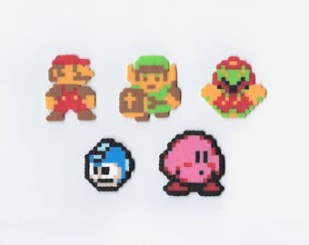 Nintendo perler | Etsy