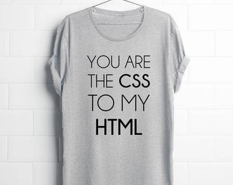 Css html tshirt | Etsy