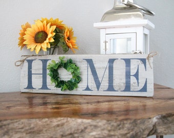 Rustic home sign | Etsy