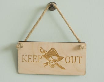 Funny pirate sign | Etsy