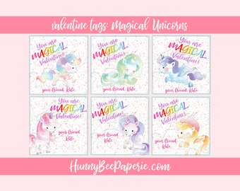 Unicorn valentine | Etsy