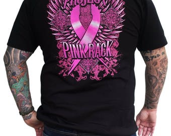 Pink ribbon t shirt | Etsy