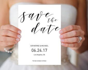 Save the date invite | Etsy