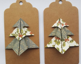 PAPYRUS Origami Christmas Tree Topper Gold Star Classic
