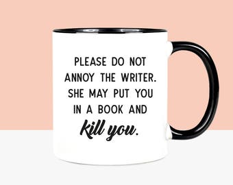 Mug for writer | Etsy