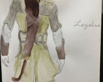 LEGOLAS pencil drawing