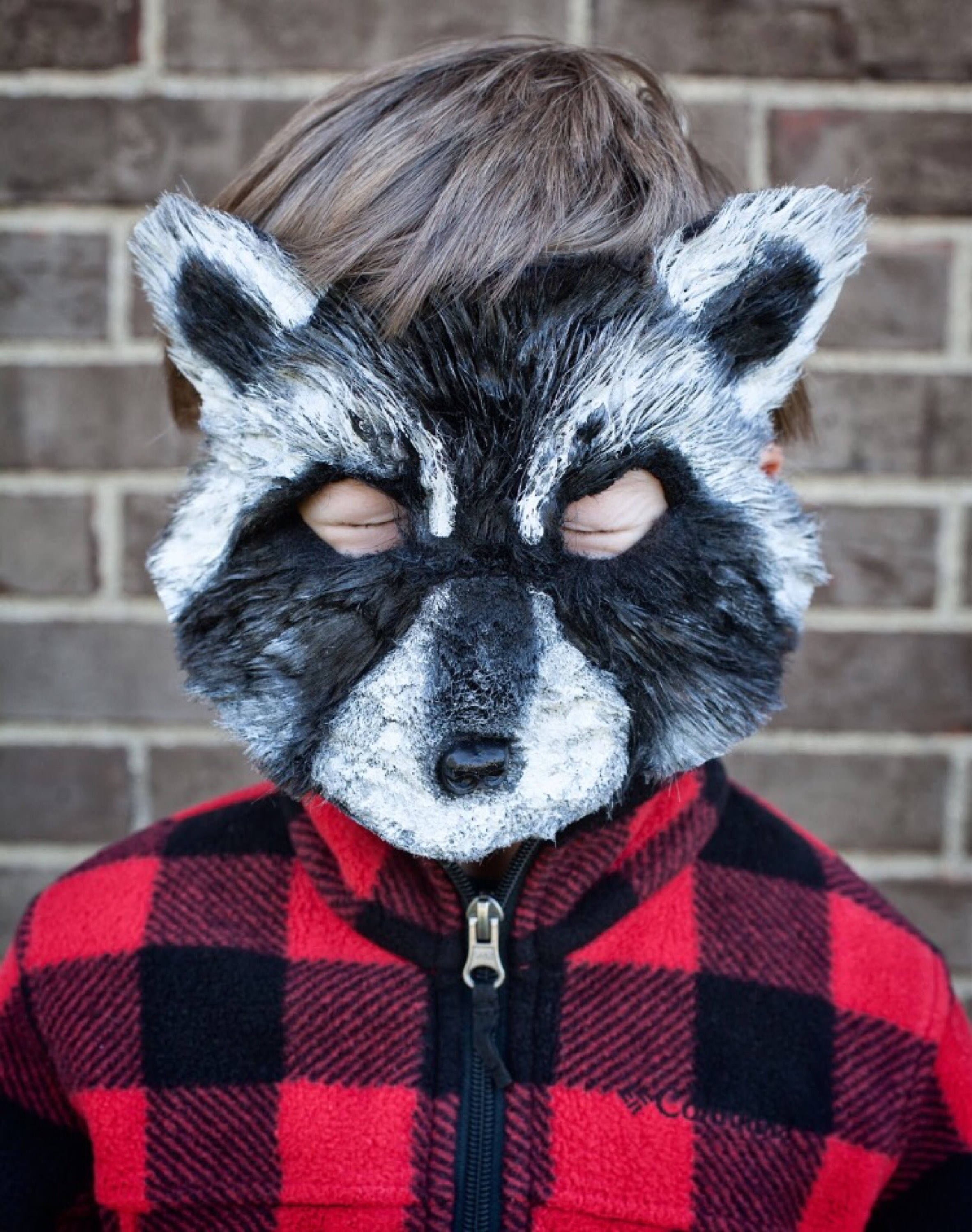 Raccoon Mask Costume raccoon costume child sized raccoon
