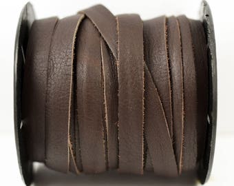 Flat leather cord | Etsy