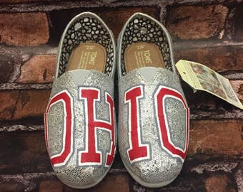 Ohio state shoes | Etsy