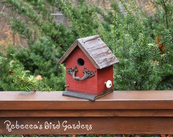 Rustic birdhouse | Etsy