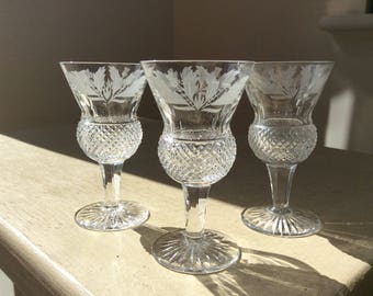 Thistle glasses | Etsy