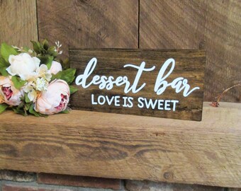Dessert bar sign | Etsy