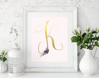 Letter k print | Etsy