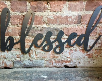 Blessed sign | Etsy