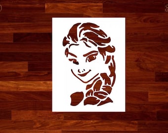 Elsa stencil | Etsy