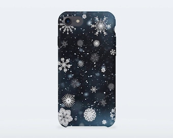 Snowflake phone case | Etsy