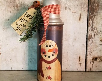 Rustic snowman | Etsy