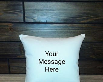 Message pillow | Etsy