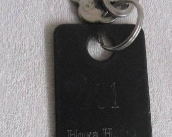 Personalized Vintage Hotel Key ChainGift