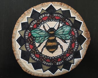 Bee mandala | Etsy