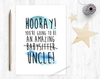 Going to be an uncle | Etsy