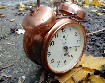 Copper alarm clock | Etsy