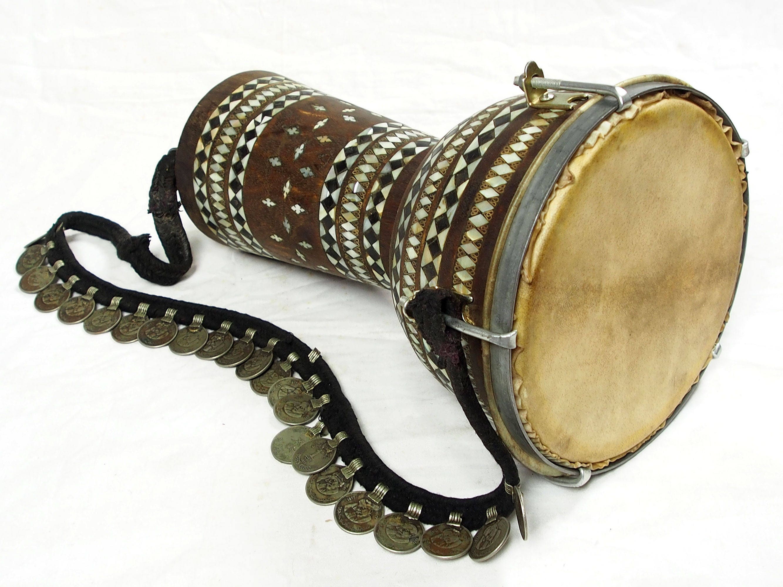 orient exotic musical instrument afghanistan folk hand drum