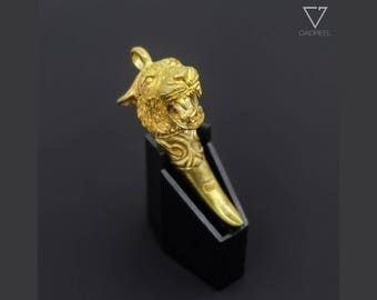 Tiger claw pendant | Etsy