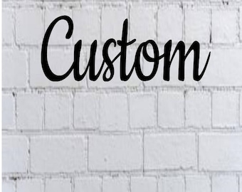 Custom metal sign | Etsy