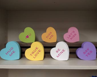 Conversation hearts | Etsy