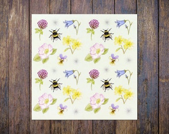 Flower notecards | Etsy