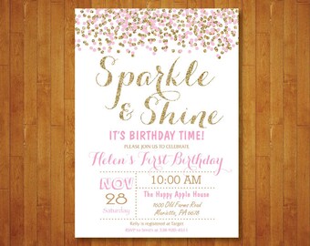 Birthday invite girl | Etsy
