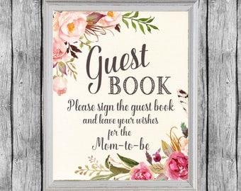 Guest book sign | Etsy