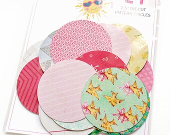Cardstock circles | Etsy