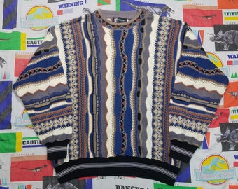 Coogi style sweater | Etsy