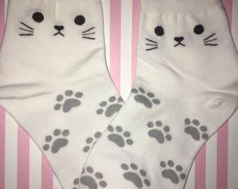 Cat paw socks | Etsy