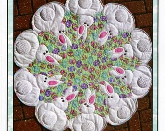 Bunny quilt pattern | Etsy