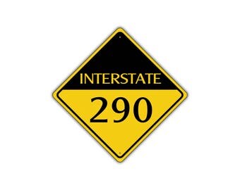 Interstate sign | Etsy