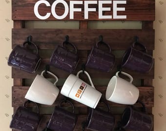 Coffee mug display | Etsy