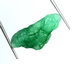 Uncut emerald | Etsy