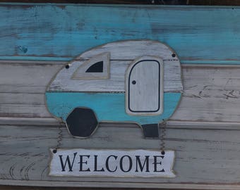 Welcome camper sign | Etsy