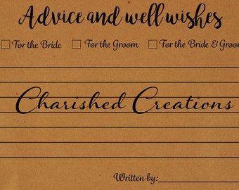 Marriage advice card | Etsy