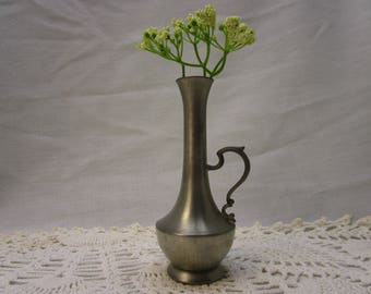 Pewter bud vase | Etsy